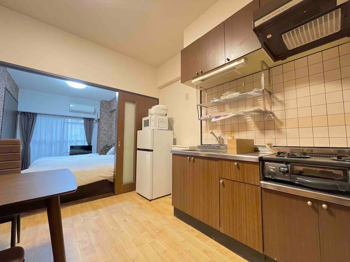 【4ppl/2f】7 Min To Nihonbashi Sta/48 Min To Kix/1dk - Namba