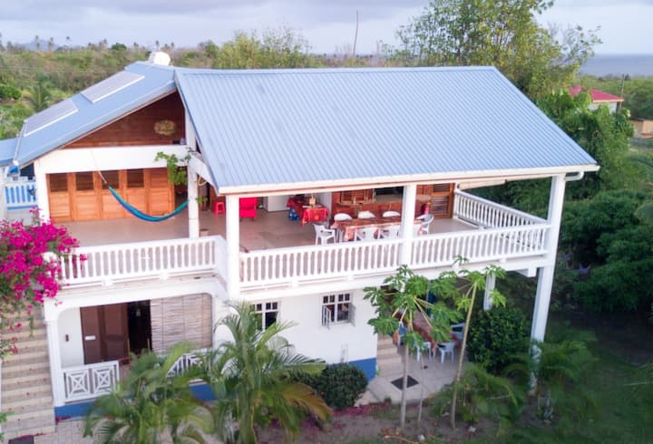 Upper Villa Near Sea With Piton View - Saint Lucia