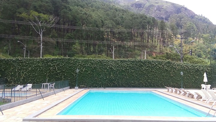 Chalé Duplex 3 Qts/lareira/wifi/piscina/sauna Play - Nova Friburgo