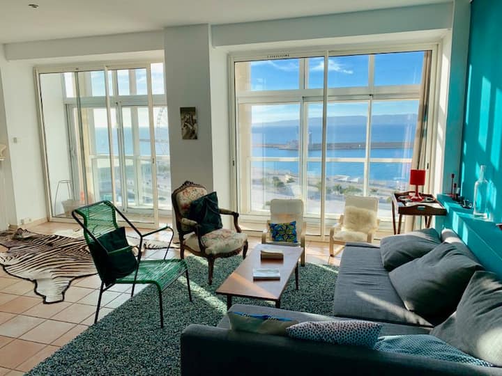 Appartement Pouillon T4 Vue Mer 180° - Marseille