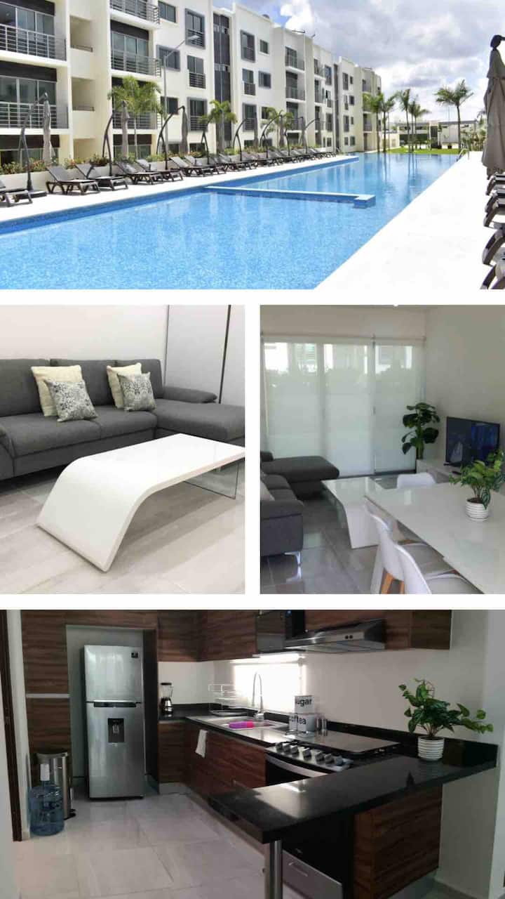 Luxury Apartment│midtown, Cancún │Planta Baja - Cancún