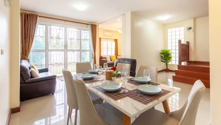 ❤ Private House 3br/6persons+ Free Airport Pick Up - Chiang Mai