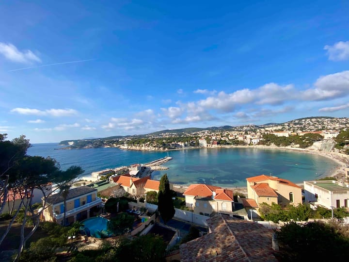Magnifique Vue Mer, 100m De La Plage . - Bandol