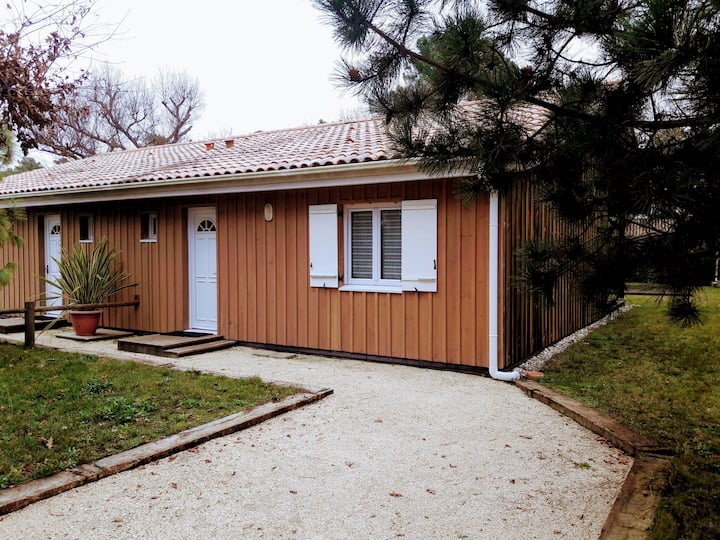 Maison Bois à Taussat 2/4 Personnes - Lanton