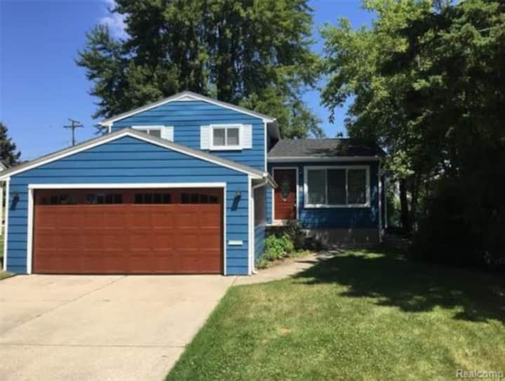 The Blue House In Downtown Rochester. - Rochester Hills, MI
