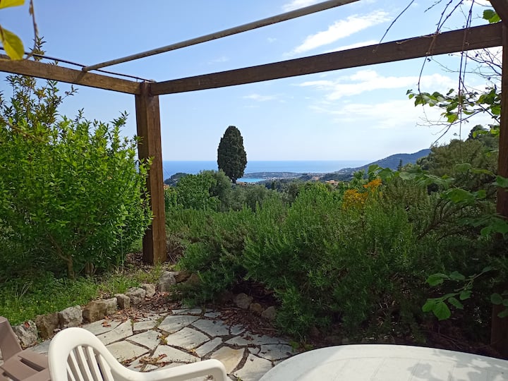 Studio Avec Jardin Vue Mer Au Coeur De La Nature - Menton