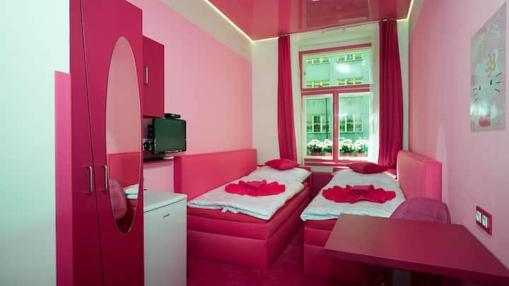Private Pink Room/city Centre/air-condition - Prague
