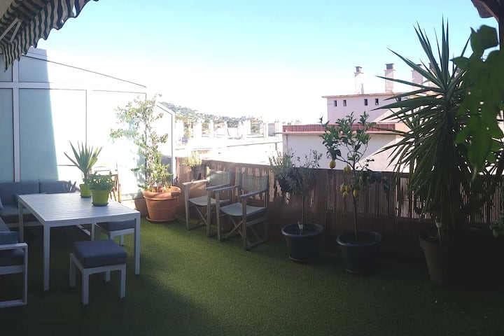 Cannes Rooftop (Air Conditioning) - Kids Friendly - Le Cannet