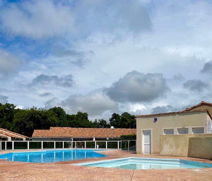 Maisonnette Les Mathes/lapalmyre + Piscine - Zoo de La Palmyre