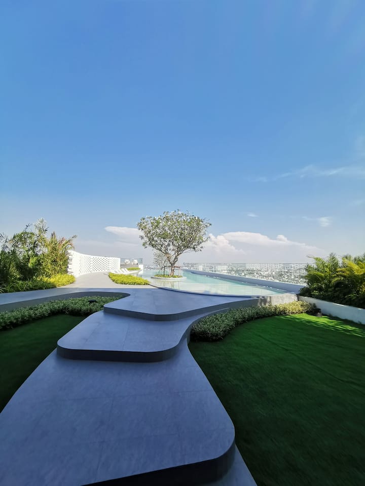 27fl 1br+infinitypool+skygym @Sukhumvit 71-ekamai - Thailand