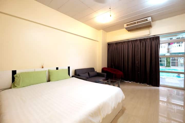 [★Poolside★] Connecting Rooms - Central Pattaya - Pattaya City