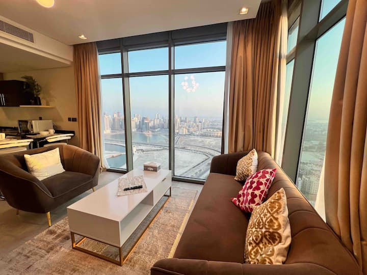 Luxury Sea & City Panoramic View - Manama