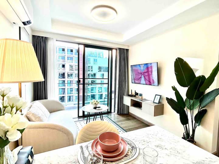 清迈一号/泳池景观公寓/近尚泰购物中心/美食集市/可做饭/靠近高尔夫球场5053/一居室 - Chiang Mai