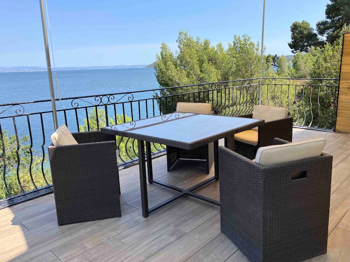 Appartement T4 Terrasse Et Vue - Istres