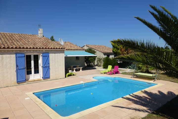 Villa Languedoc Piscine Max 7 Pers 3 Chambres - Capestang