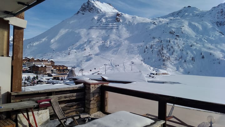 Apt 10/12 Pers, Grande Terrasse Plein Sud - Tignes