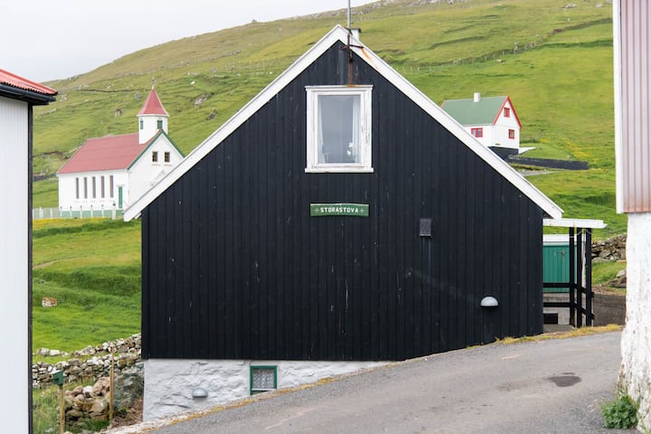 Stórastova, Charming House In Skúvoy - Îles Féroé