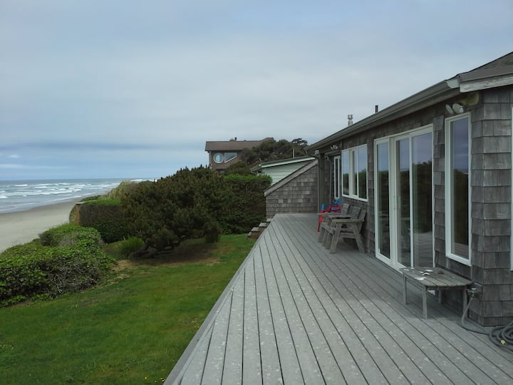 Miles Of Sandy Beach At The Door - Yachats, OR