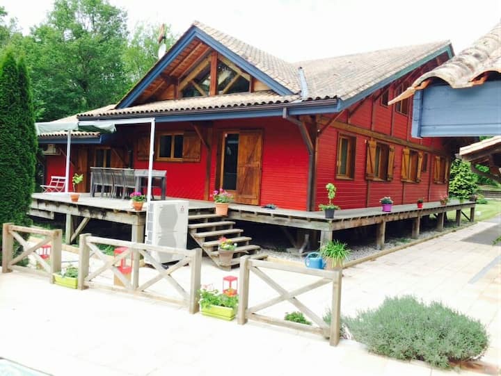 Grand Chalet  Luxueux De 240 M2 - Hostens