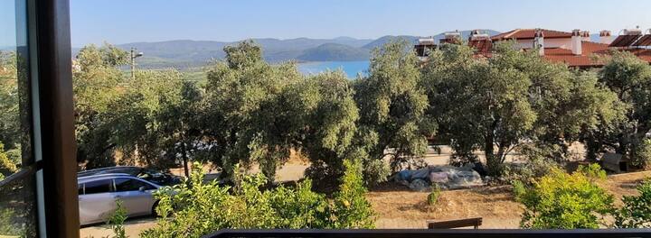 Akyaka Merkezde Deniz Manzarali Huzurlu Konaklama - Akyaka