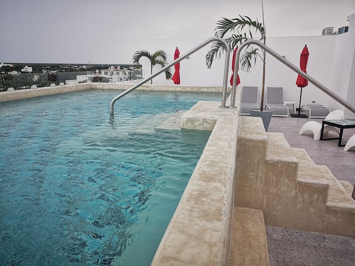 Departamento Nuevo  A 6 Minutos De La Playa - Playa del Carmen