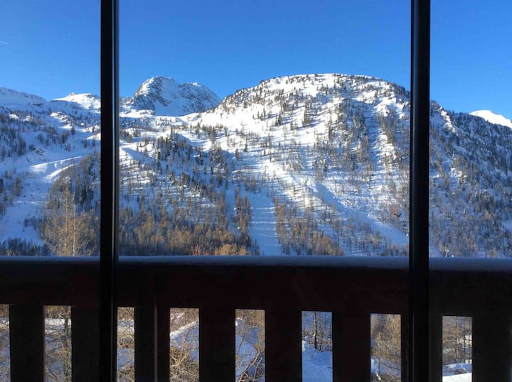 1h30 De Nice,isola 2000 Gd Studio 50 M Des Pistes - Isola 2000