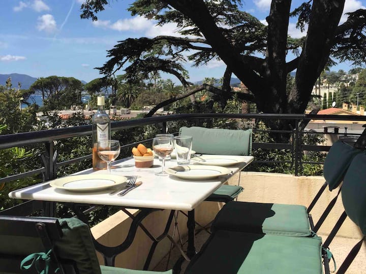2 Pièces Proche Plages Avec Jardin Et Aperçu Mer - Cannes