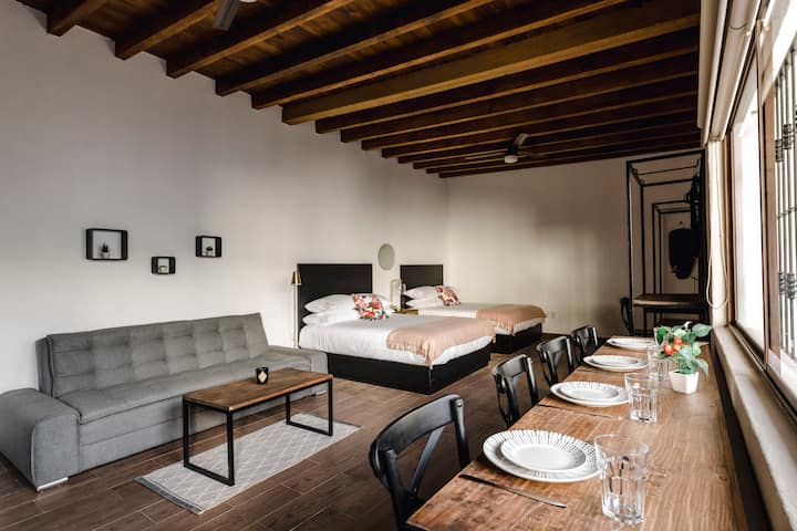 2 Family Suites Amazing Design Downtown - Querétaro