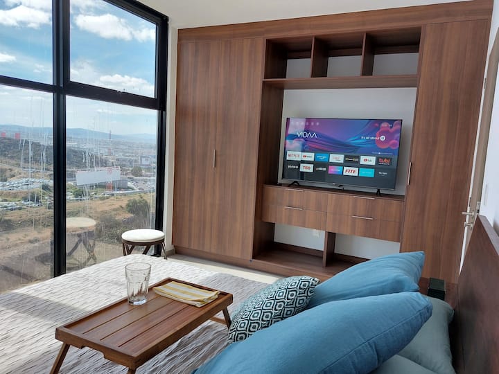 Hermoso Departamento Con Gym, Alberca Y Amenidades - Querétaro