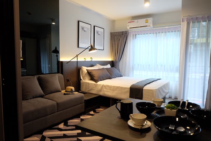 Best Deal Studio Near Jatujak Market, Mrt&bts,7-11 - Bangkok