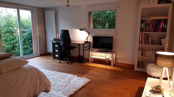 Chambre Spacieuse Cosy 24 M2 Sur Jardin Avec Sdb - Chaville