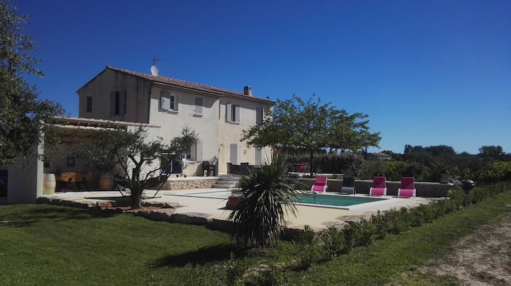 Maison Spacieuse Au Milieu Des Vignes - Orange