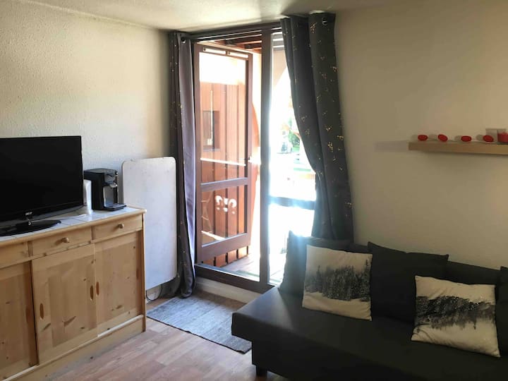 Joli Studio 4pers 20m2 Avec Balcon Centre Station - Lac du Chambon