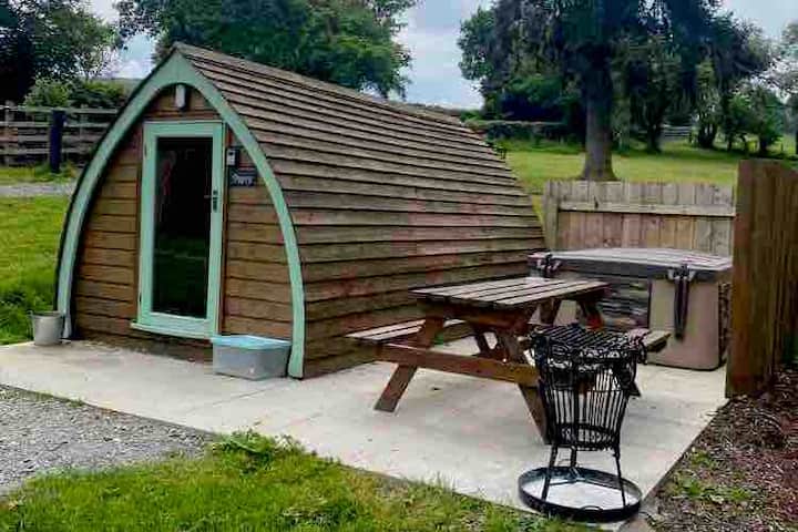 The Parrs Pod, Welsh Border Glamping With Hotub - Westbury