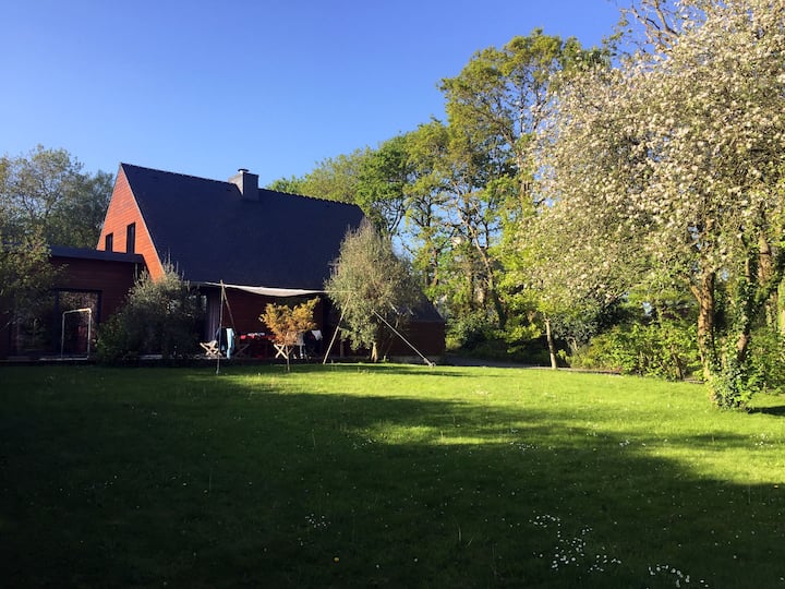 Agréable Maison En Bois à La Campagne - Landerneau