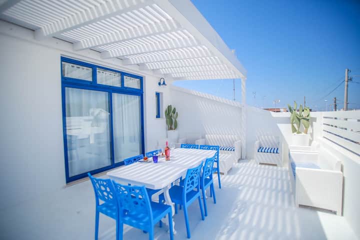 Corallo Blu Salento - Primo Piano Con Terrazza. - Taviano