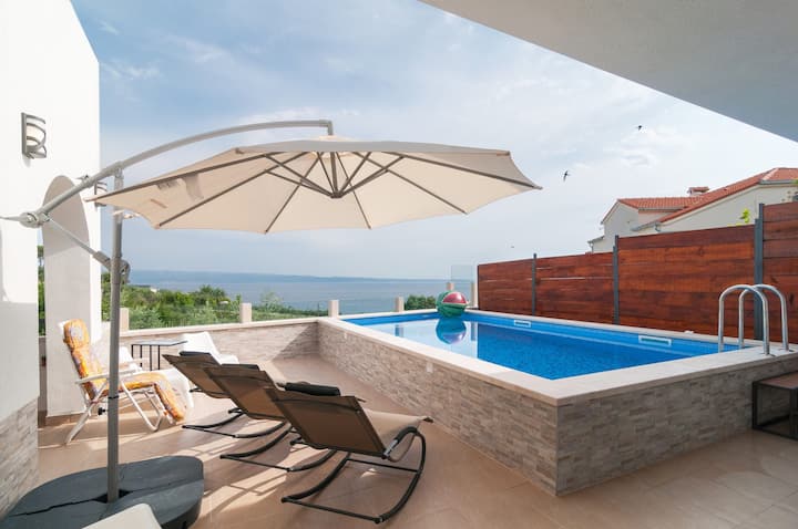 Apt. Braavos  With Private Pool And Sea View **** - Split