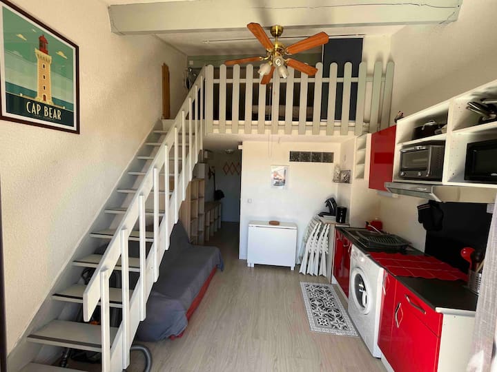 Charmant T2 Proche Plage Avec Loggia Et Mezzanine - Sainte-Marie-la-Mer