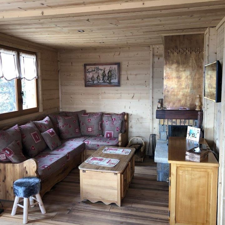 Les Angles : Grand Chalet Bois Avec Vue Sur Lac - Les Angles