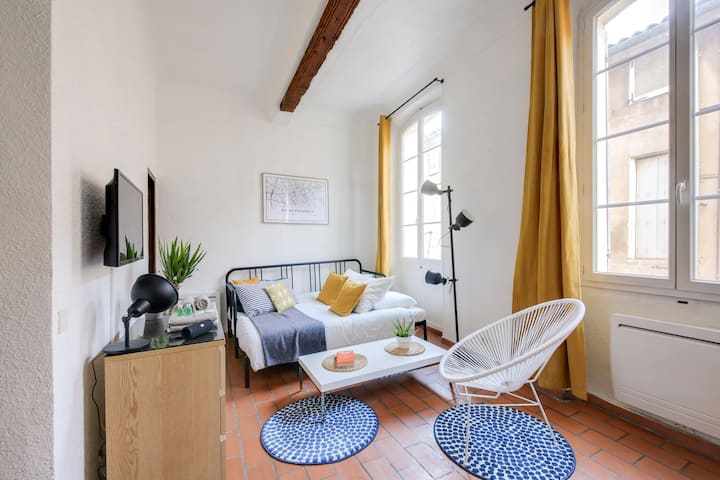 Studio ★ Centre Historique ★ Netflix + Fibre - Aix-en-Provence