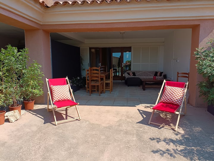 Grand Appartement En Rez De Jardin Avec Terrasse - L'Île-Rousse