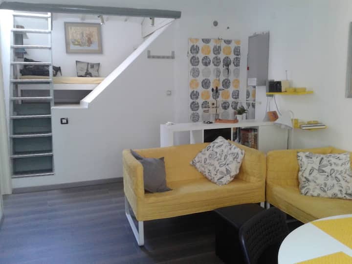 Joli Appartement à 200 M De La Plage De Galets - Camogli