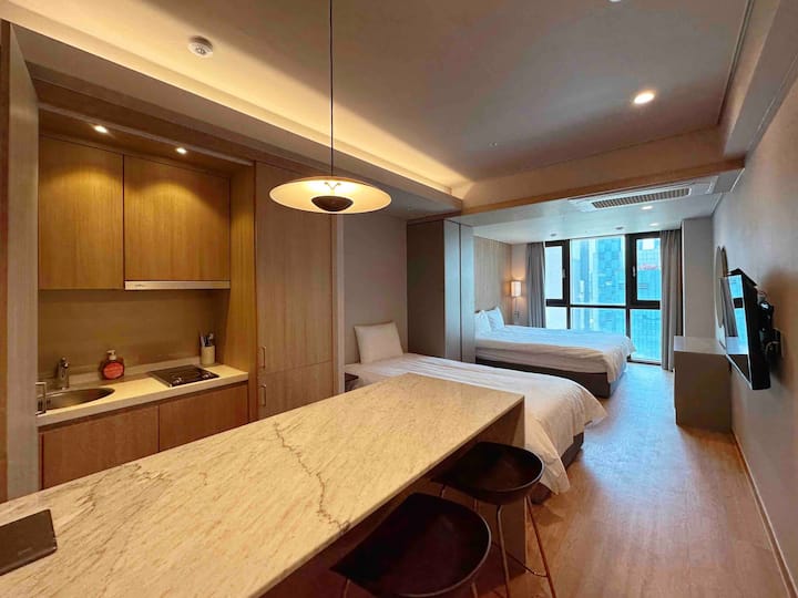 [Hyoi Stay Centum Hotel] #74패밀리 트윈 #벡스코앞 #요트할인 - Busan