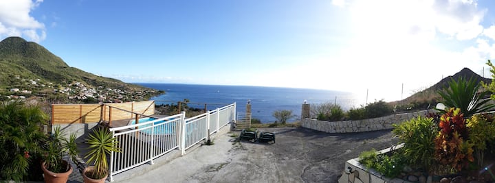 Location T2 Bas De Villa + Piscine - Les Anses-d'Arlet