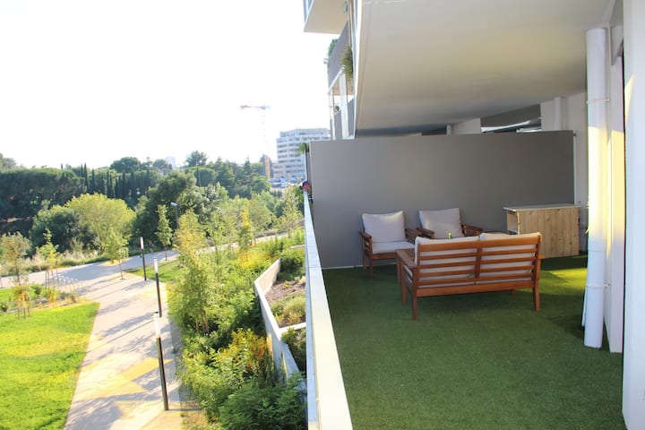 Montpellier Port Marianne T2 45 M2 +Terrasse 20m2 - Montpellier