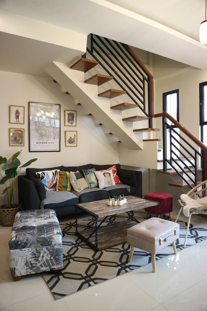 Tropical Chic Bedroom Near Maginhawa/malingap - Cuba