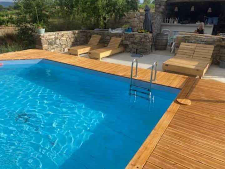 Maison Au Milieu Des Vignes Avec Piscine - Aude
