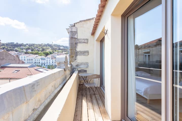 Chambre Pour 5 Personnes Au Centre Ville De Sète - Sète