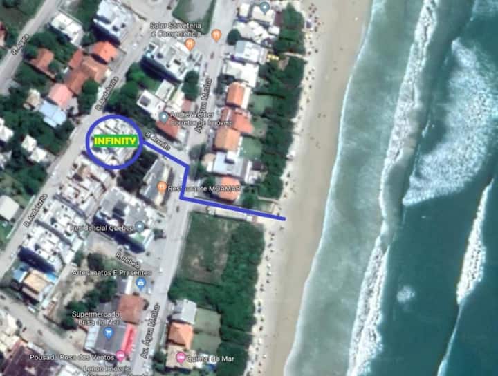Apto Mariscal Com Piscina - 50 M Do Mar - Bombinhas