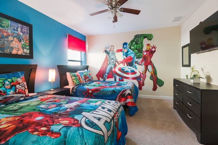 Luxury Disney House Of Champions - 9 Br Spa/game - Orlando